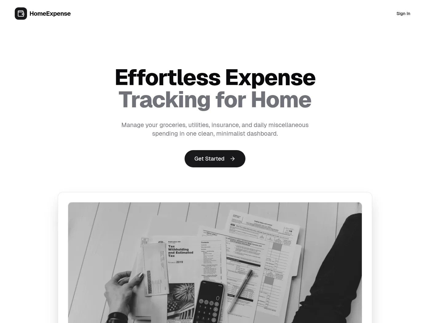 HomeExpense Tracker