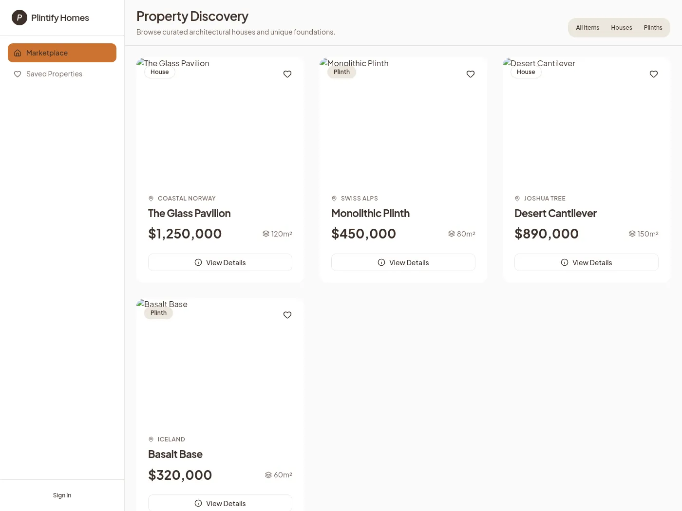 Plintify Homes