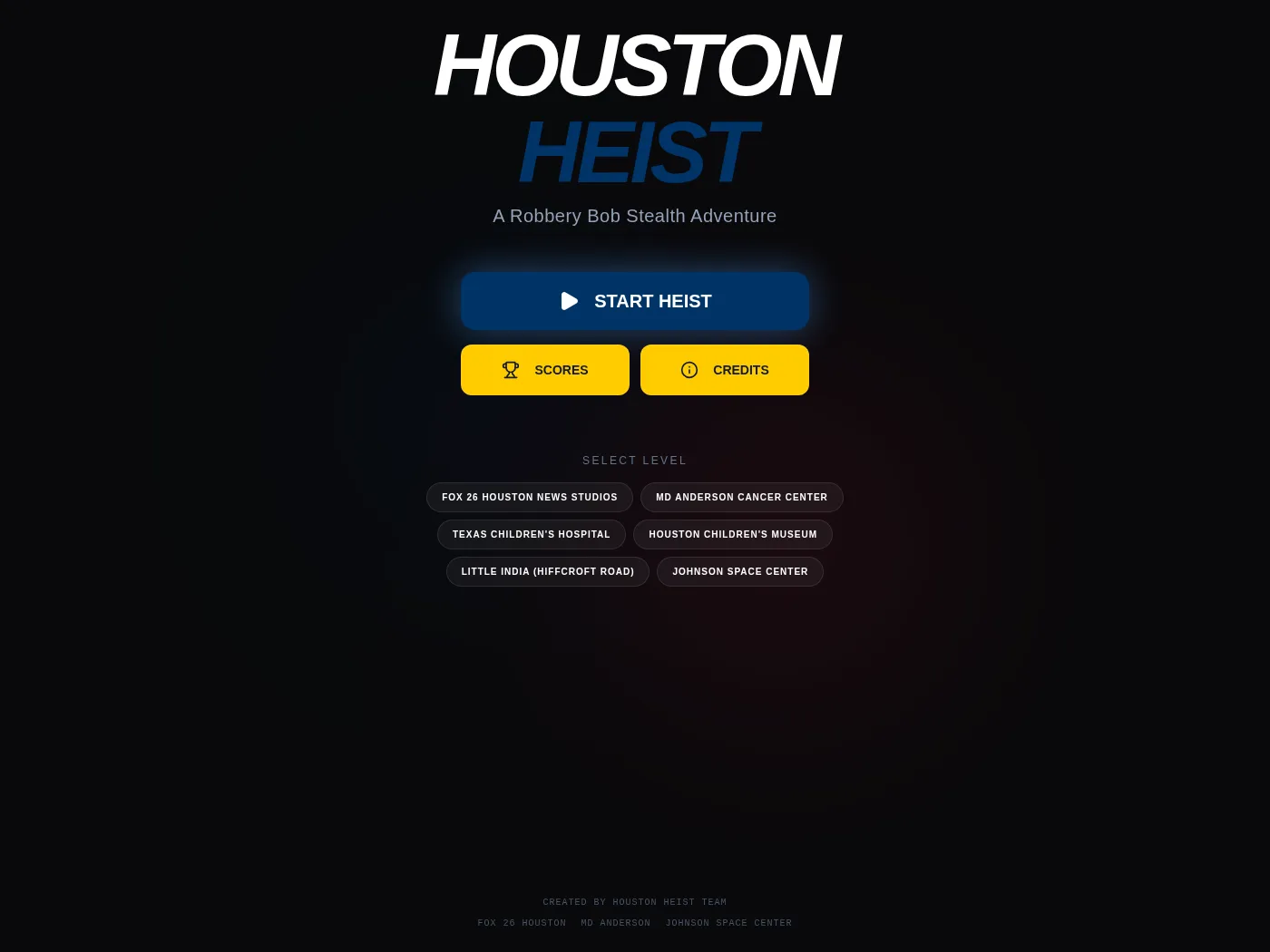 Houston Heist: Robbery Bob