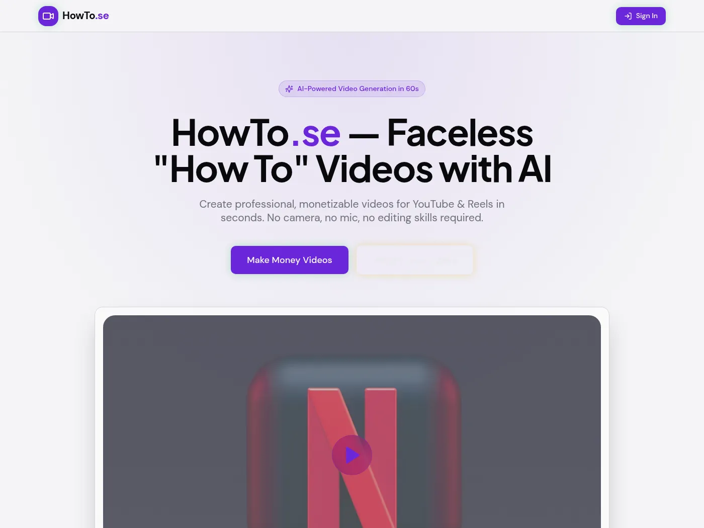 HowTo.se AI Video Maker