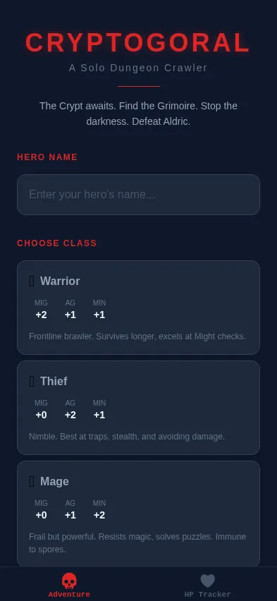 HP Tracker App