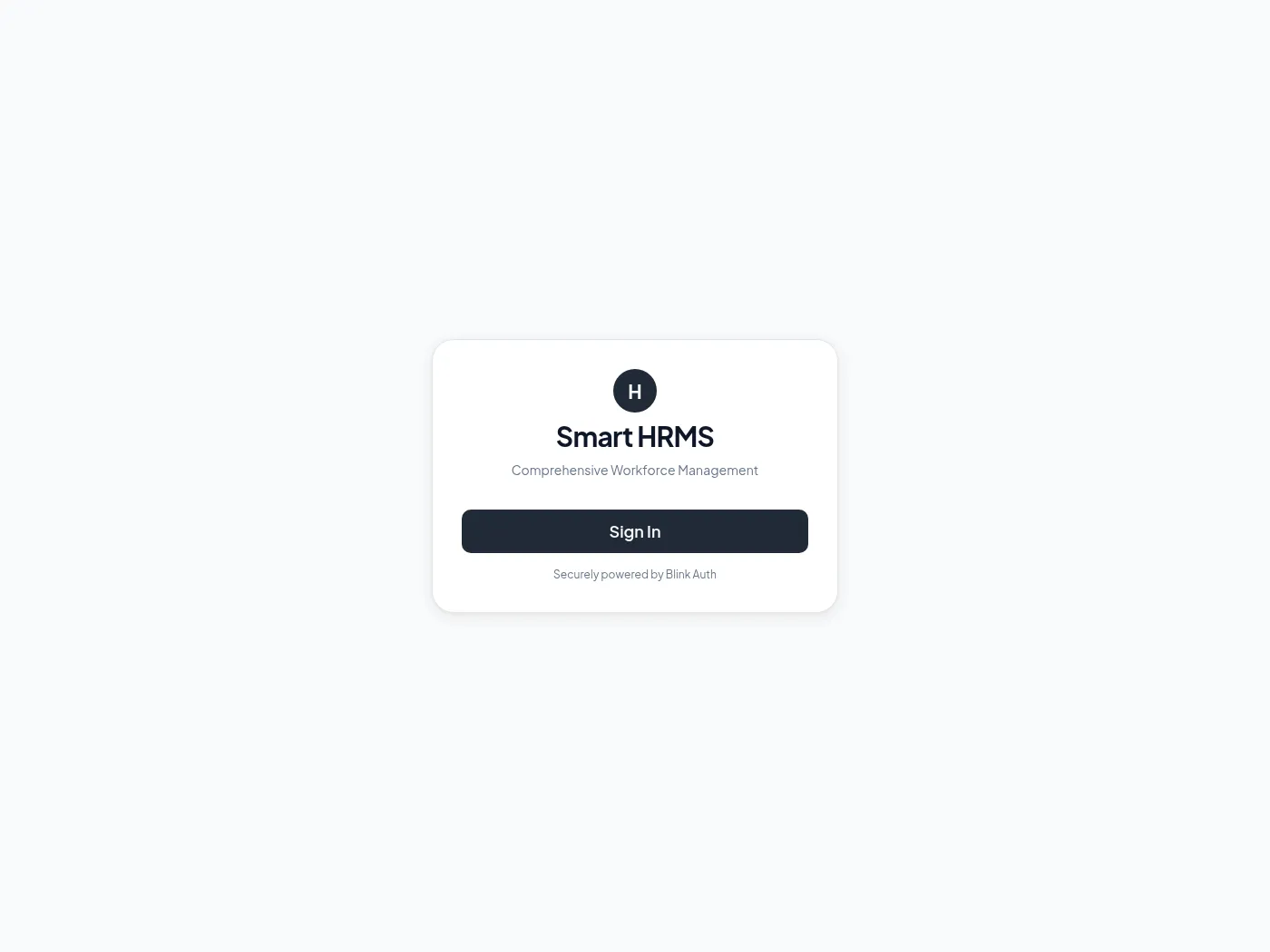 Smart HRMS Portal