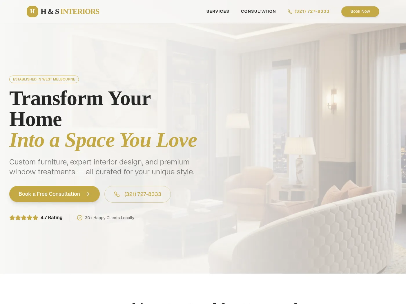 H & S Interiors Site