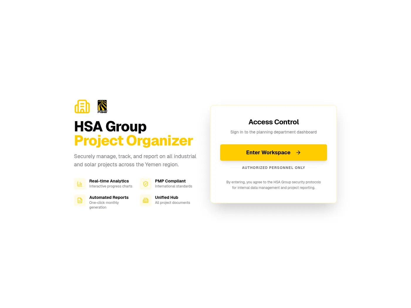 HSA Project Organizer
