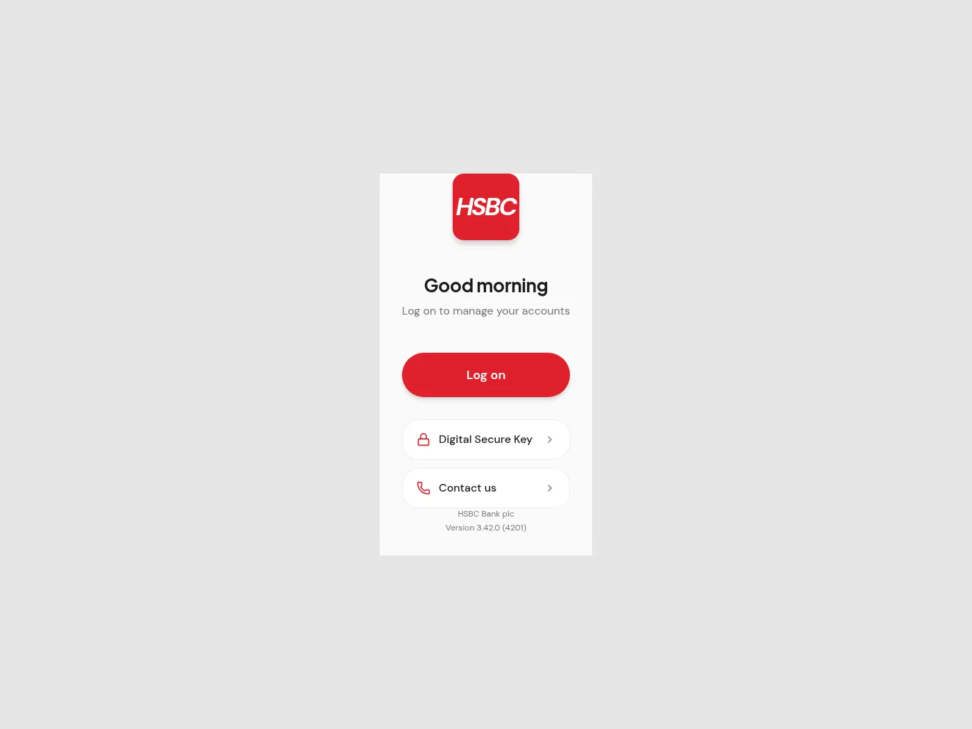 HSBC App Replica