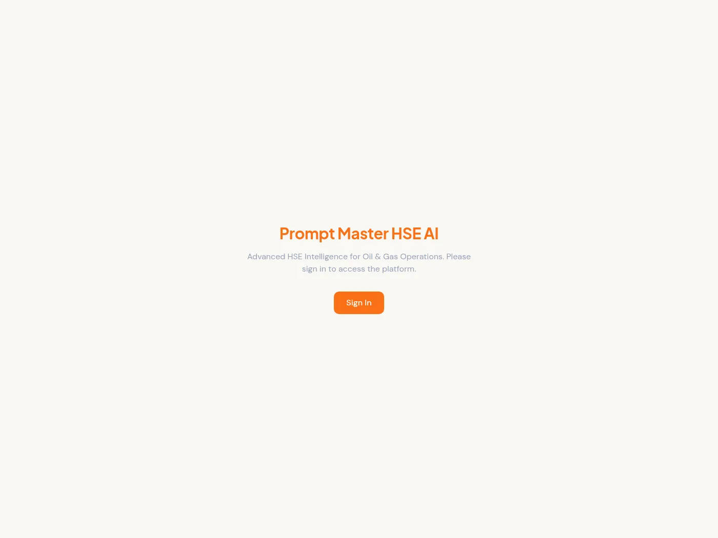 Prompt Master HSE AI