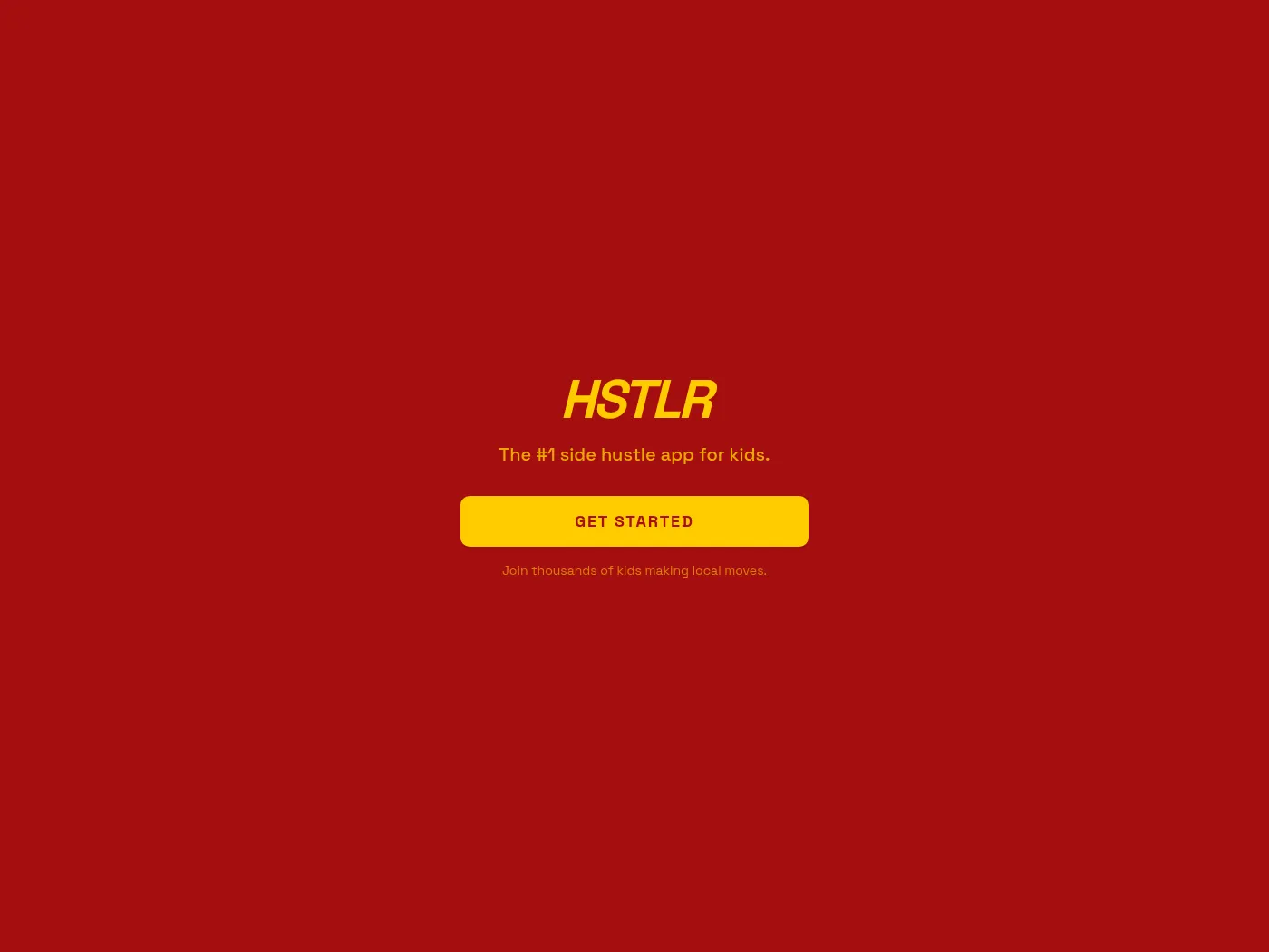 Hstlr: Kids Side Hustle App