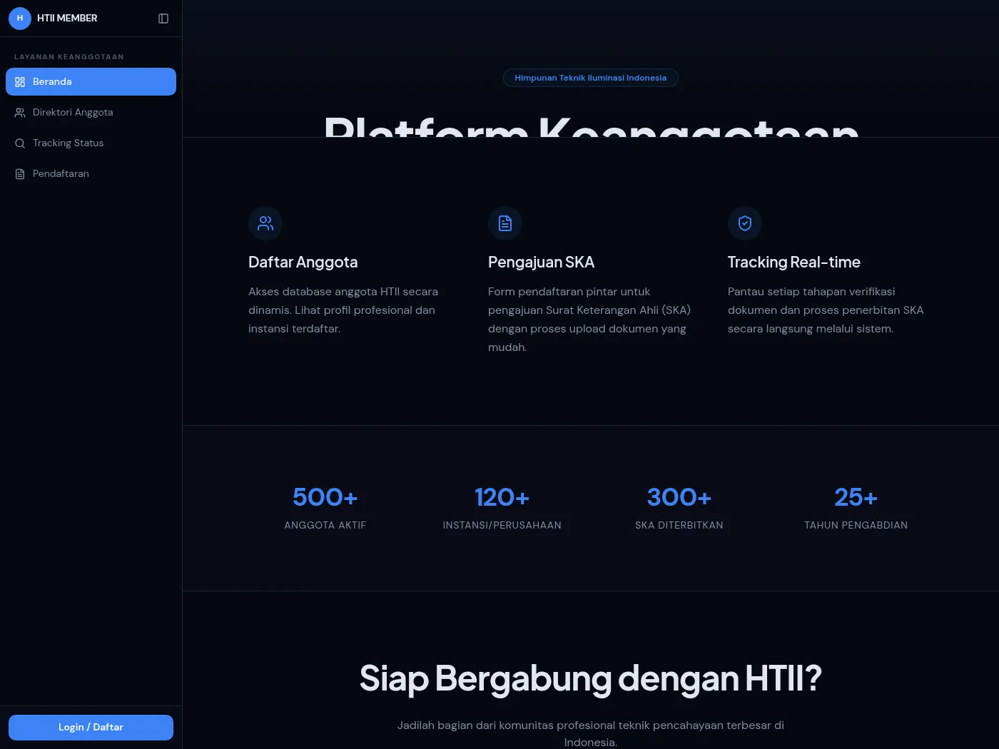 HTII Member Platform