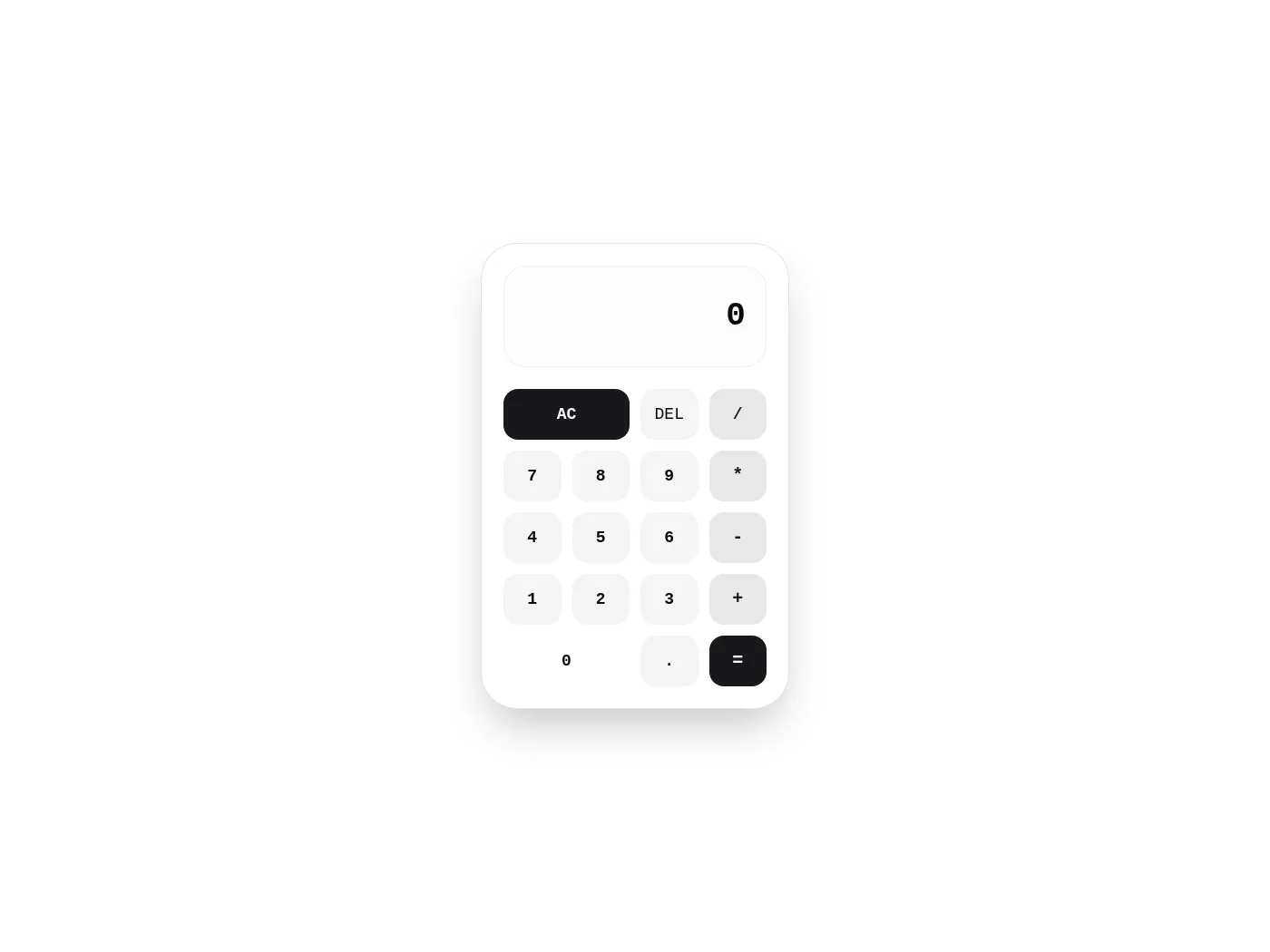 100-Line HTML Calculator