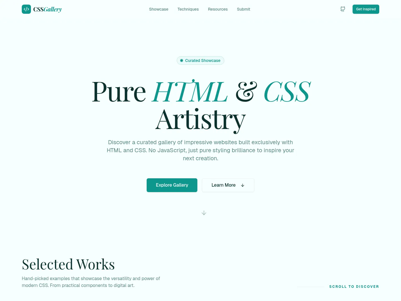 HTML & CSS Showcase