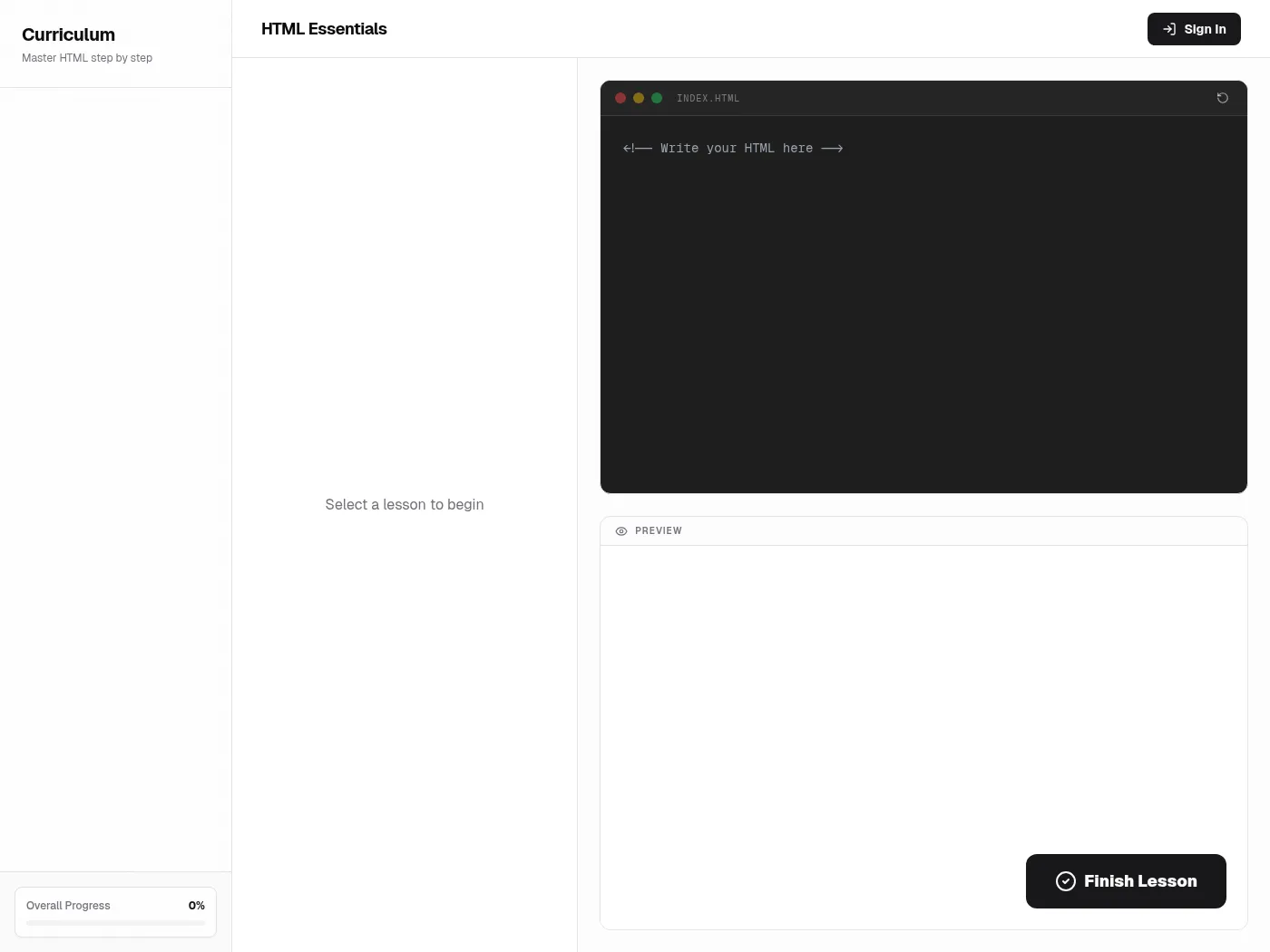 HTML Essentials
