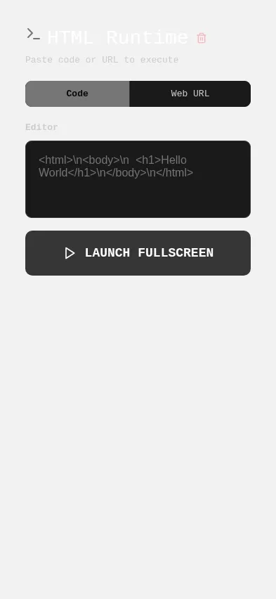 HTML Mobile Converter