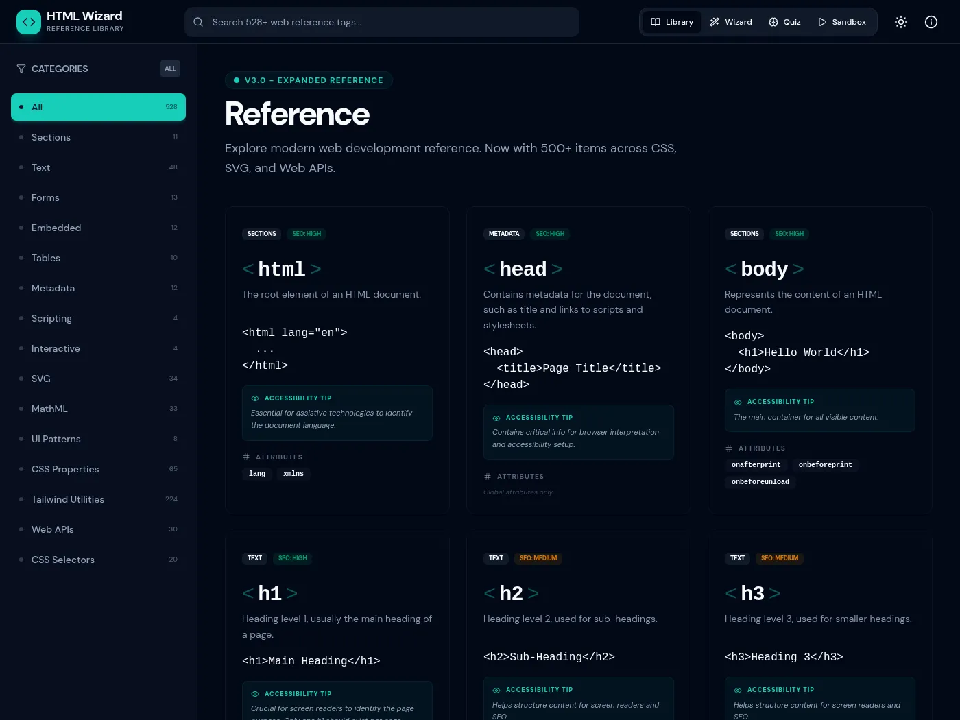 HTML Tag Wizard (Remix)