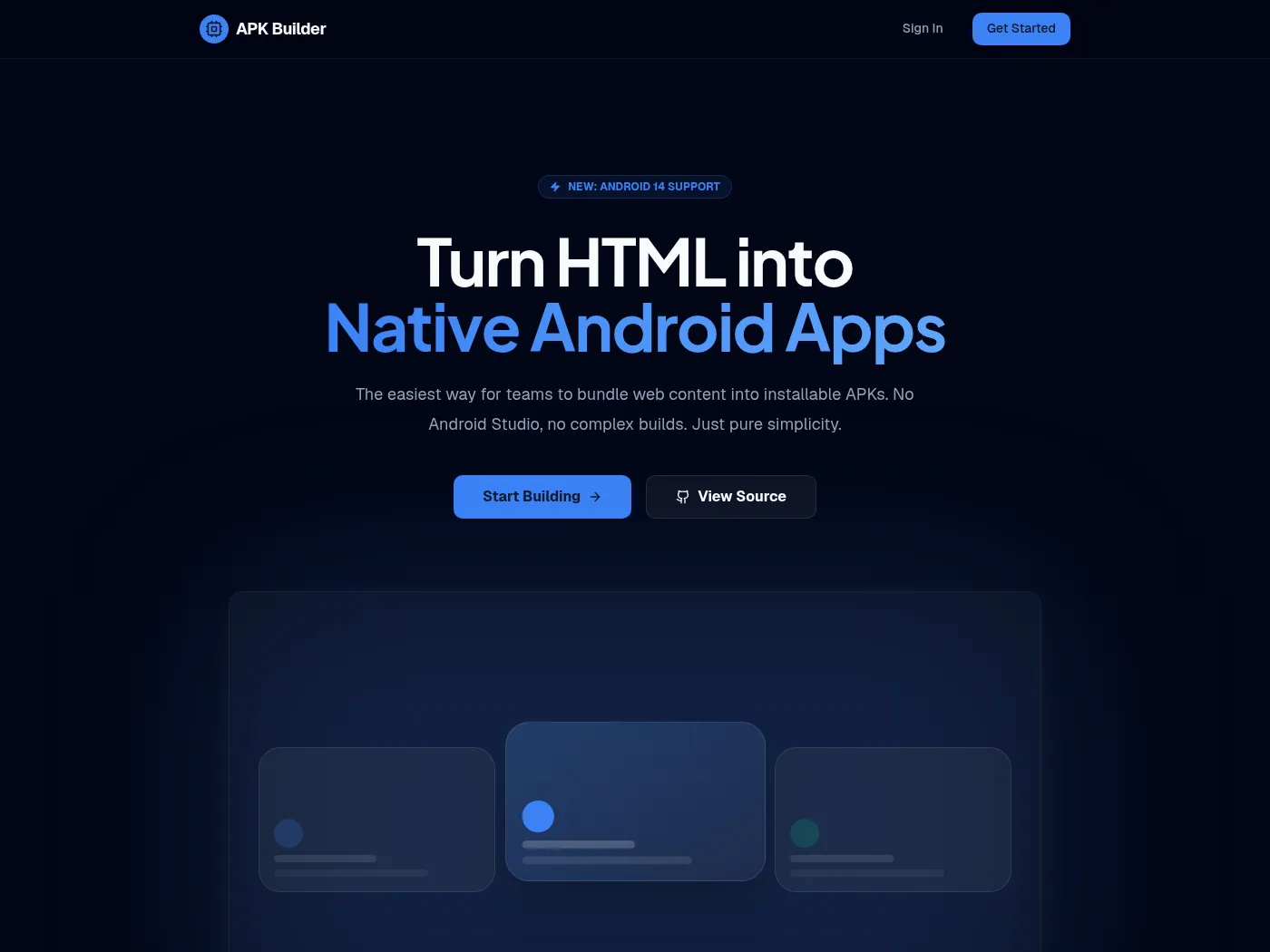 HTML to APK Converter