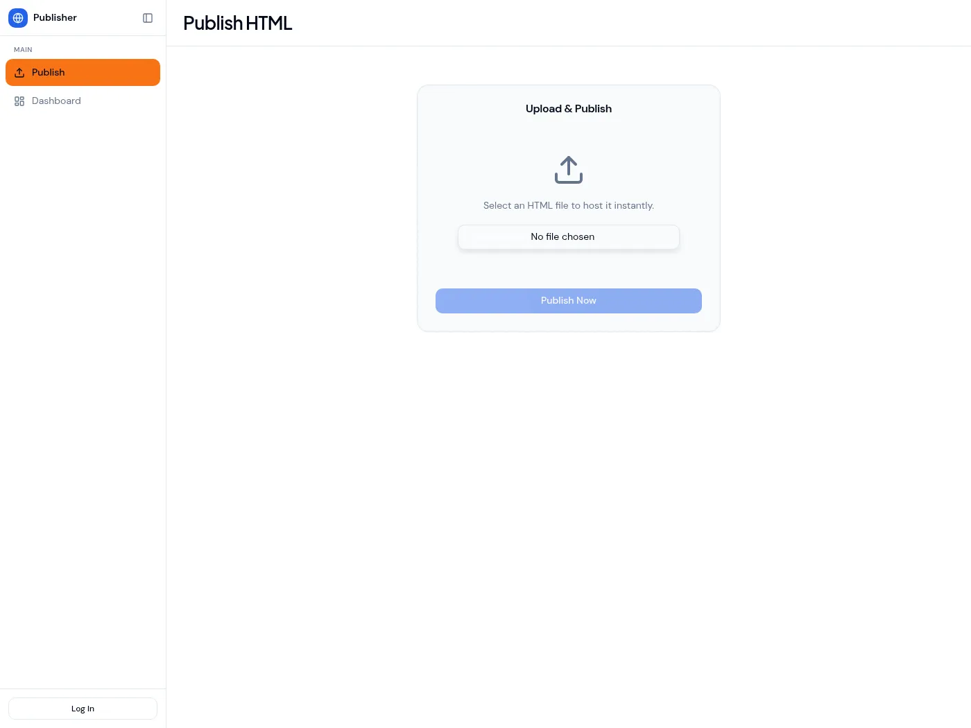 Instant HTML Publisher