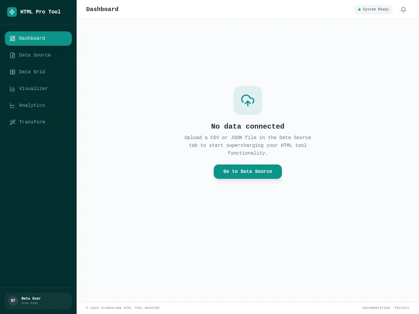 HTML Pro Tool Booster