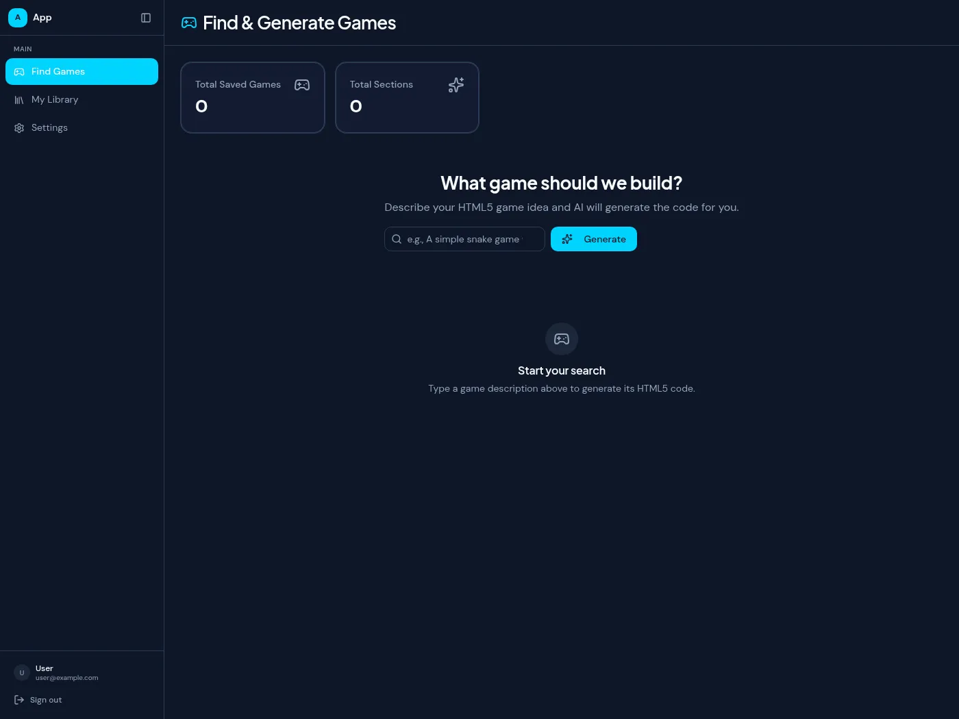 HTML5 Game Code Finder