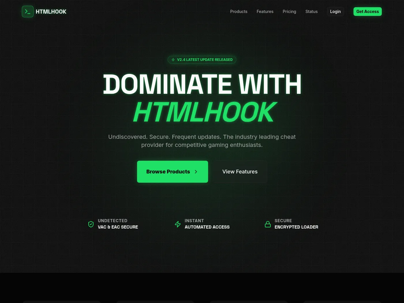 HTMLHOOK Cheat Hub