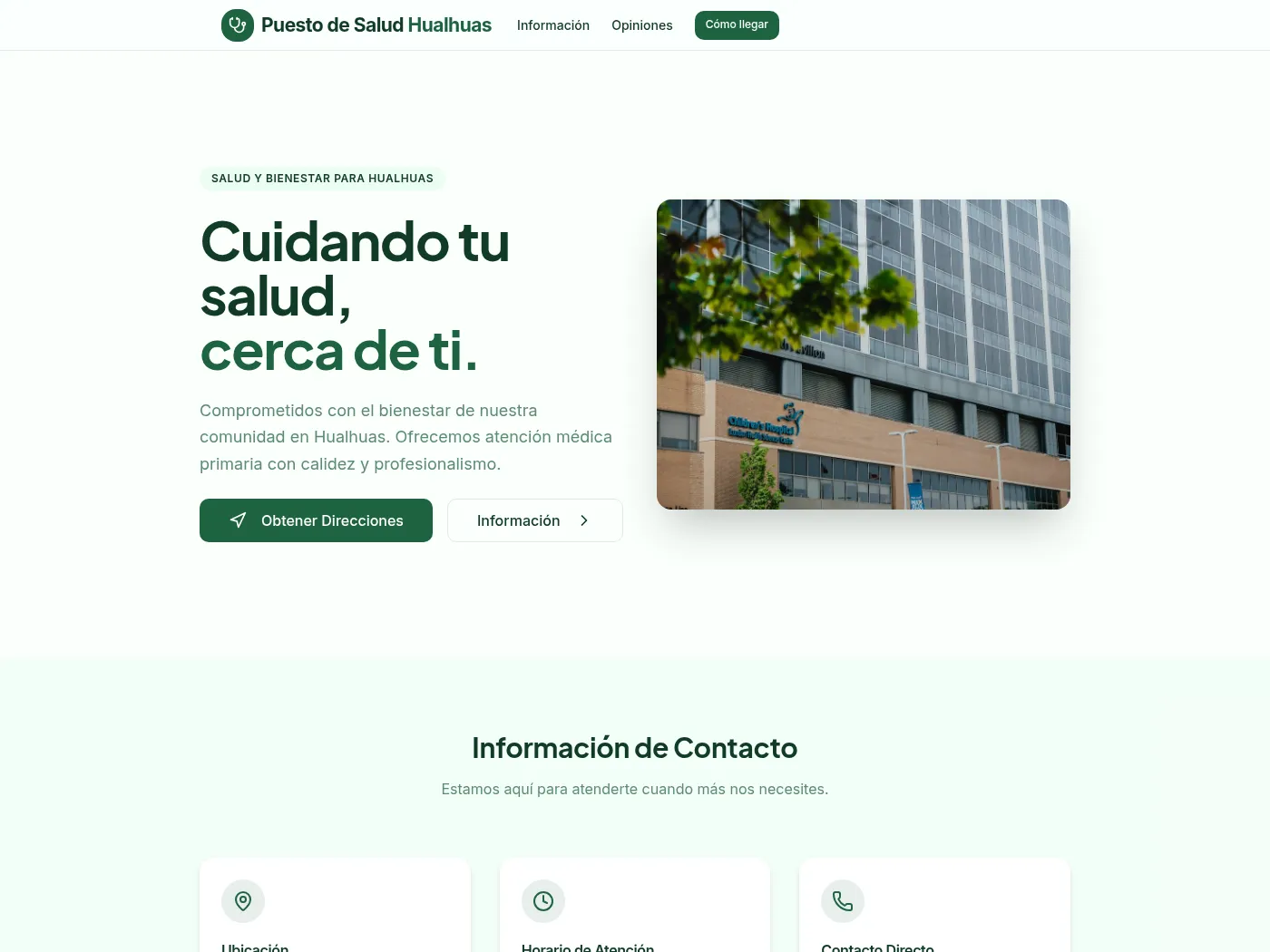 Hualhuas Health Info Site
