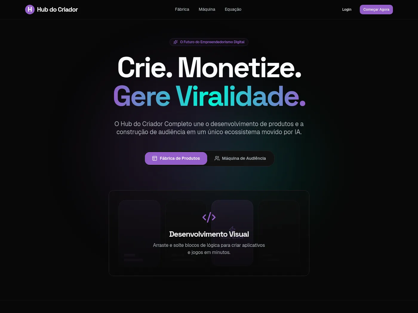 Hub do Criador Completo