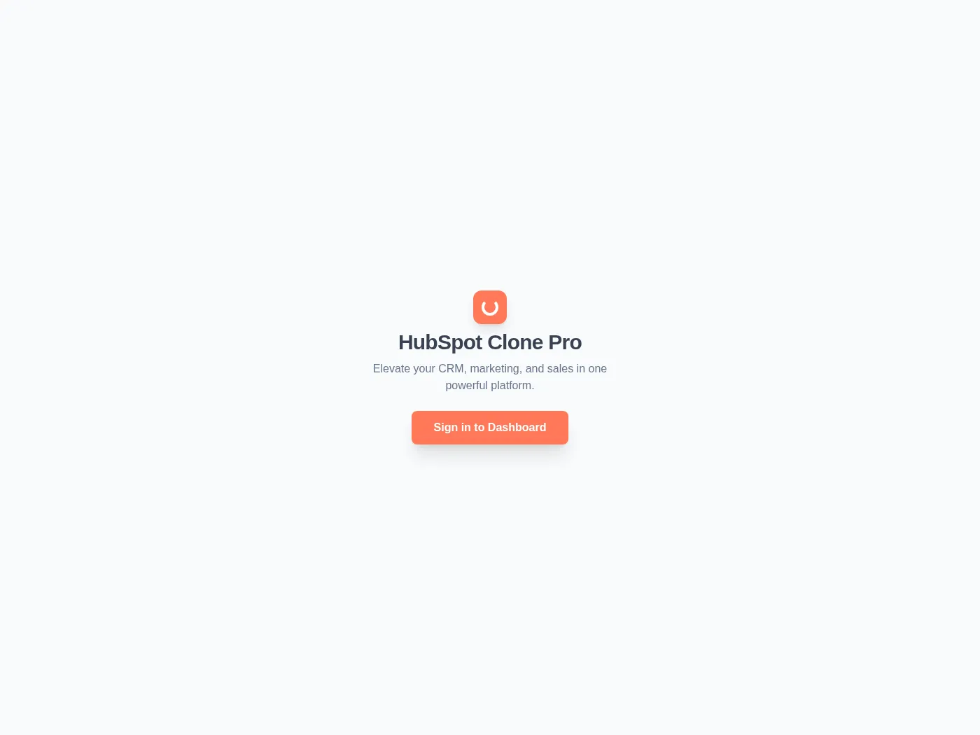 Hubspot Clone Pro