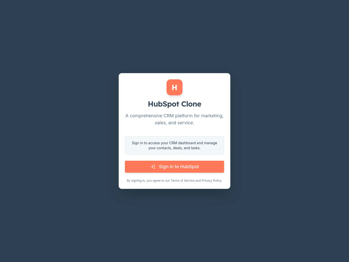 HubSpot Clone