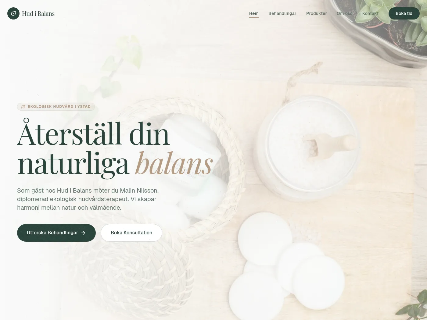Hudibalans UX Revamp