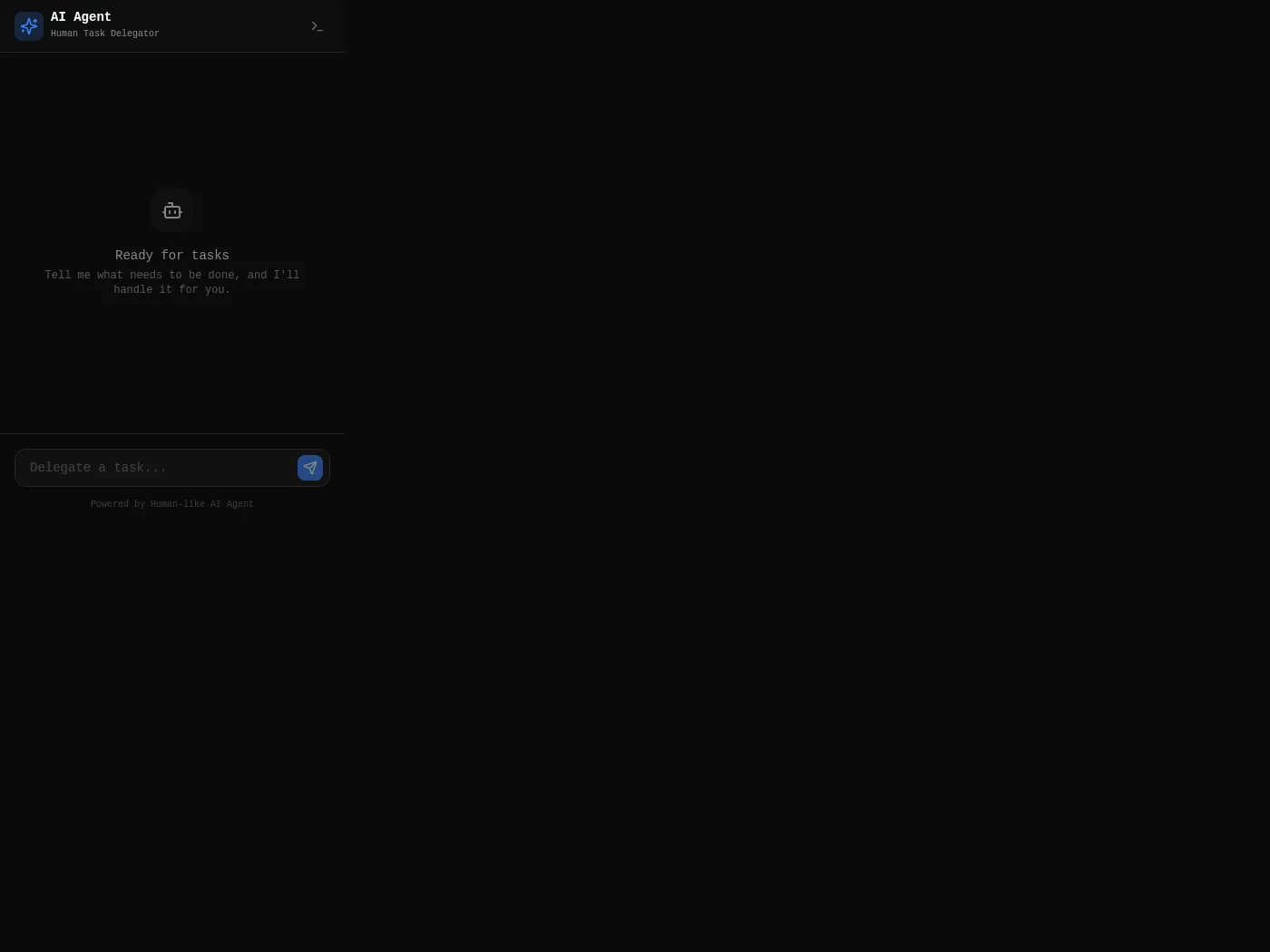 Human Task AI Agent