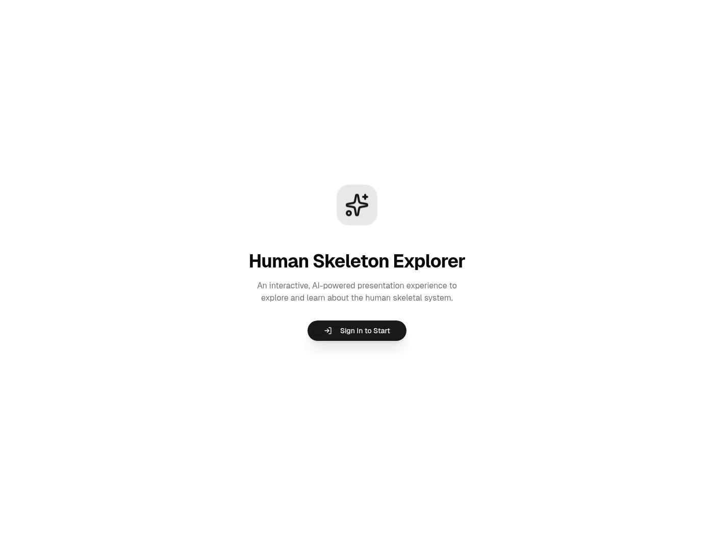 Human Skeleton Explorer