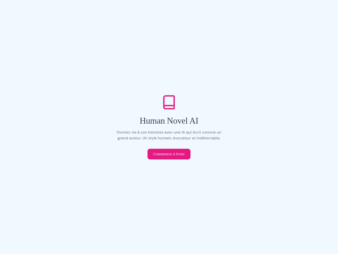 Human Novel AI