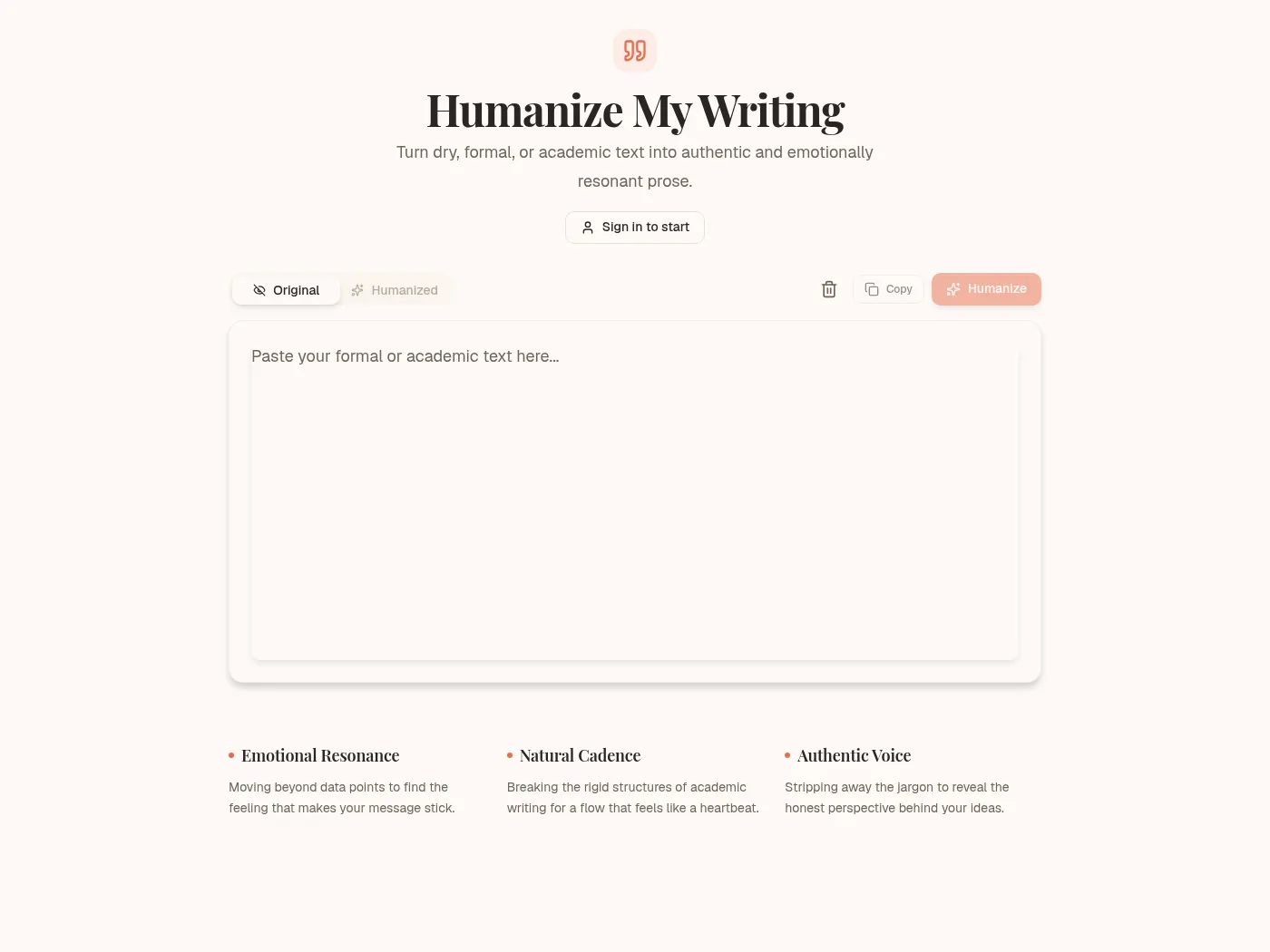 Humanize My Writing