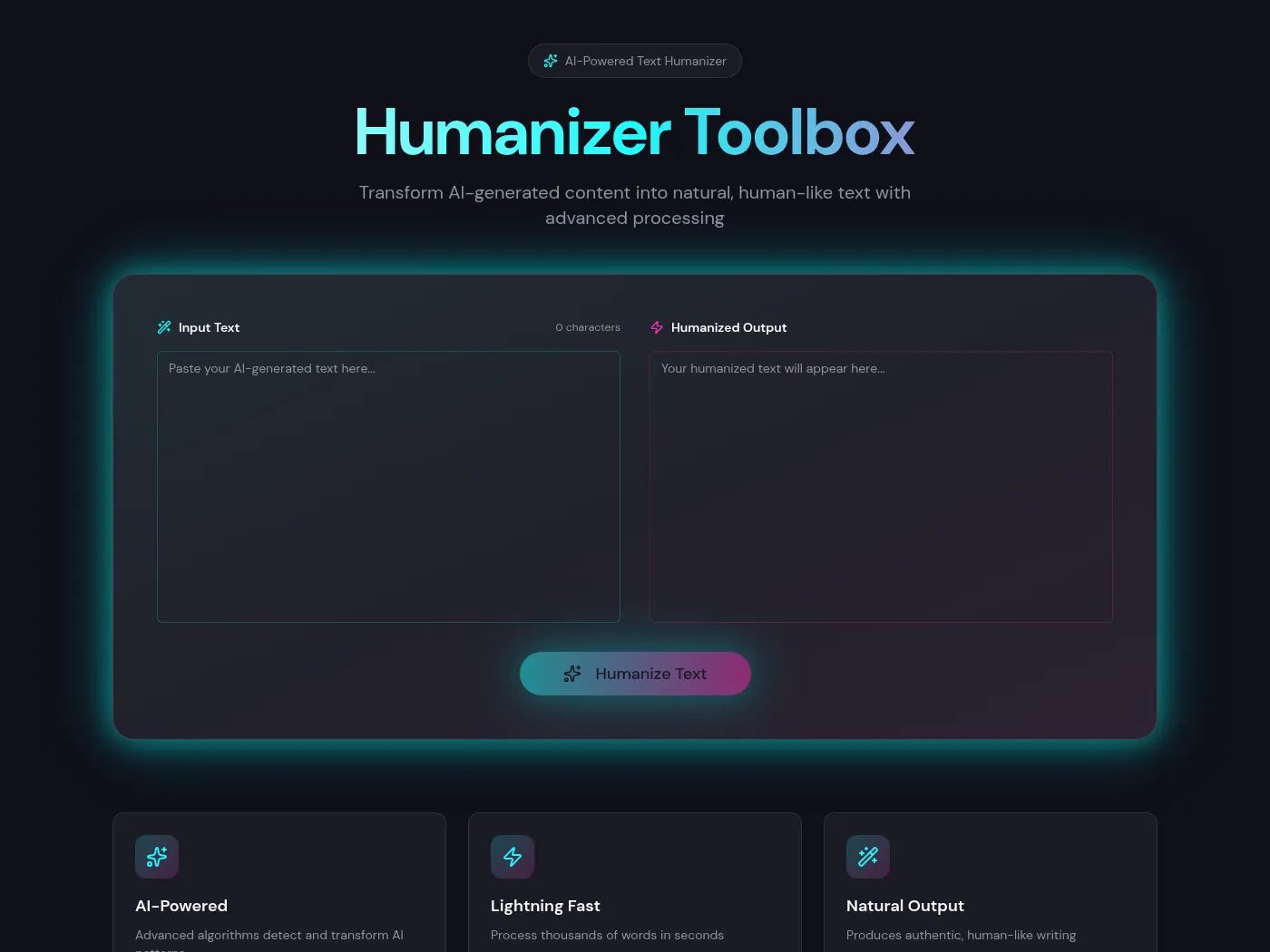 Humanizer UI Toolbox