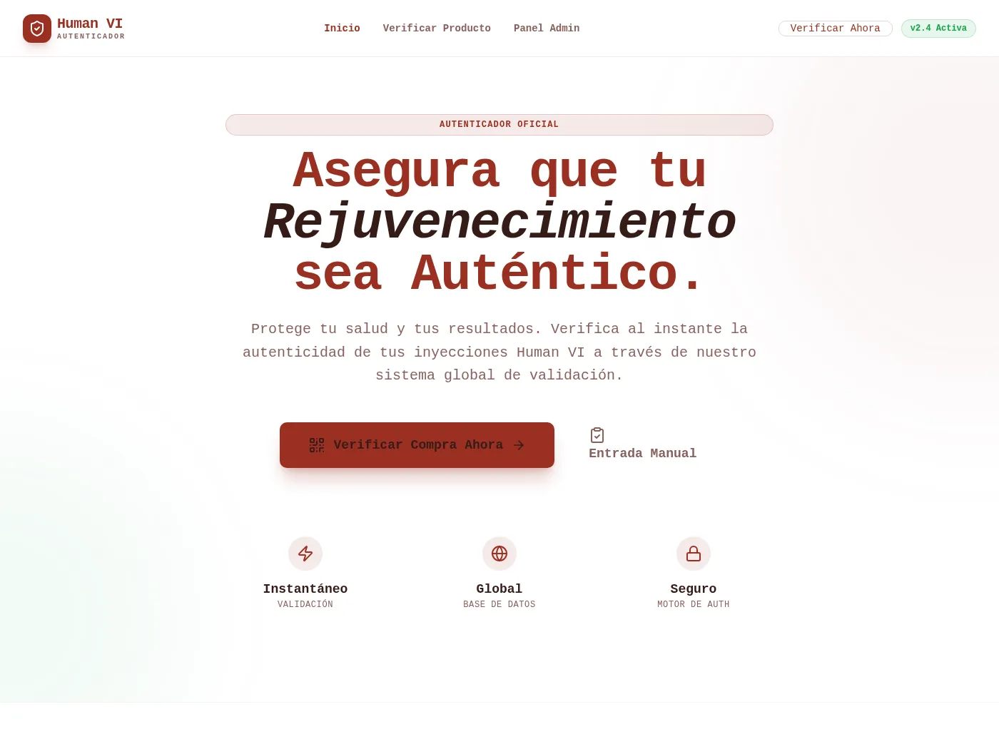 Human VI Authenticator