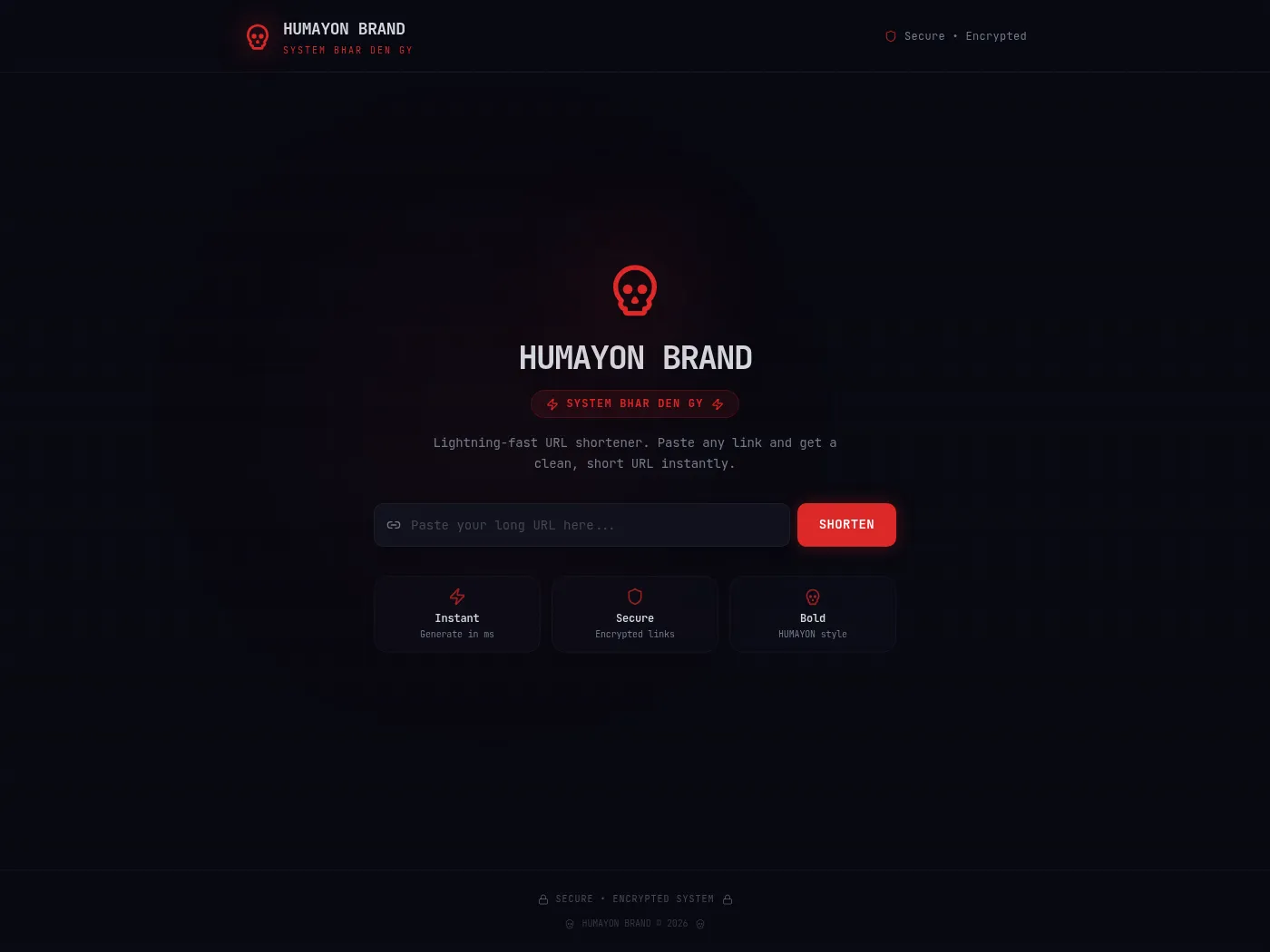 Humayon Brand Web App