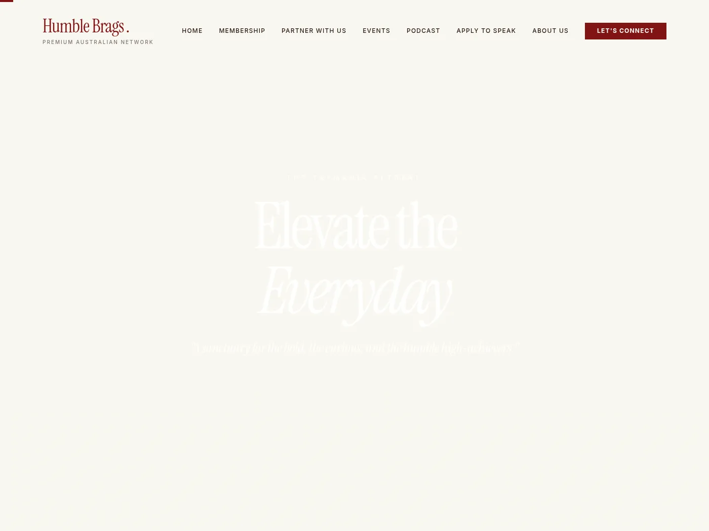 Humble Brags Premium Website