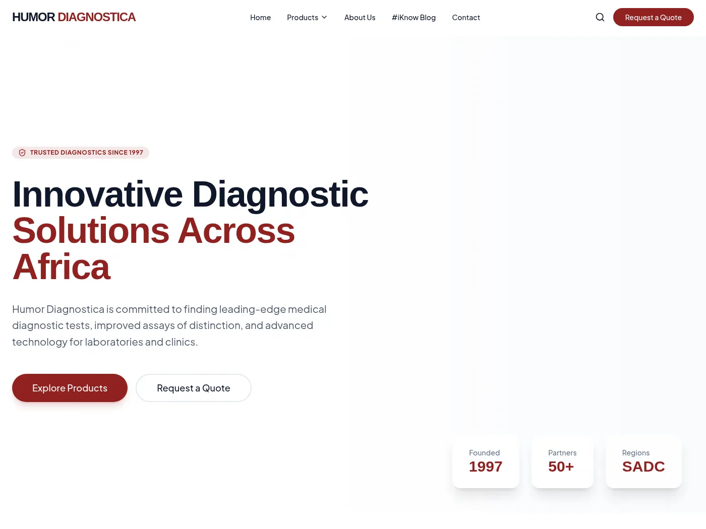 Humor Diagnostica Redesign