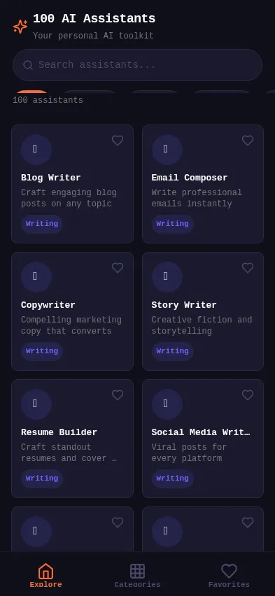 Hundred AI Assistants