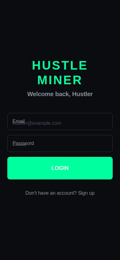 Hustle Miner Game