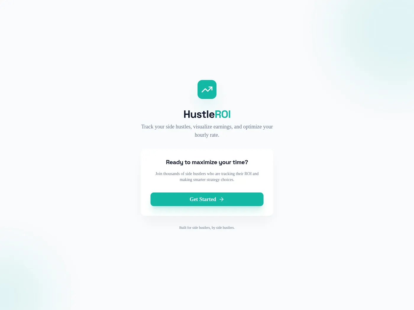HustleROI Dashboard