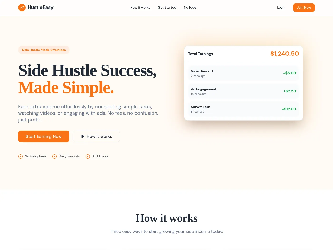 HustleEasy Platform