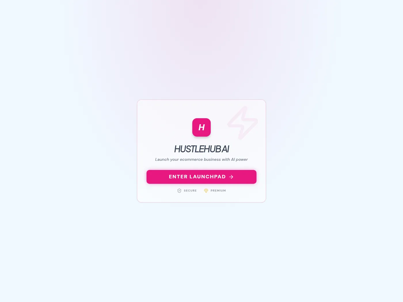 HustleHub AI Launcher
