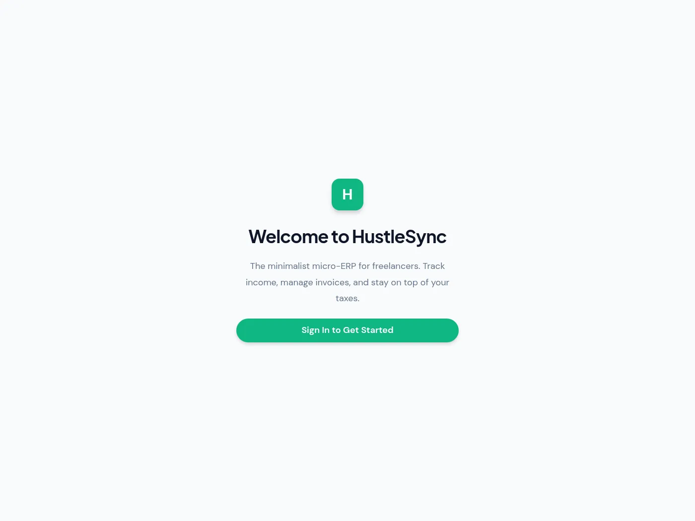 HustleSync Micro-ERP