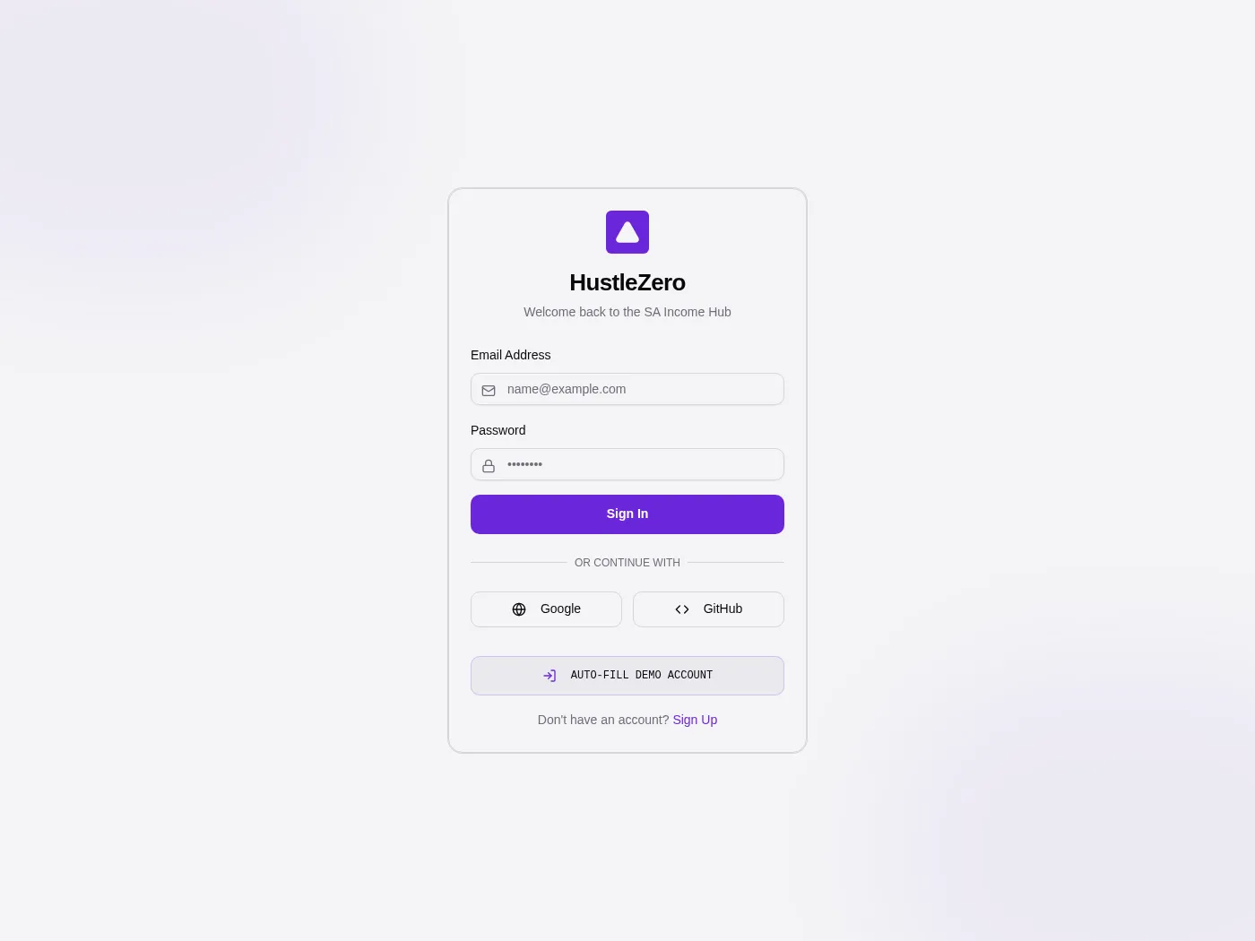 HustleZero SA Income Hub