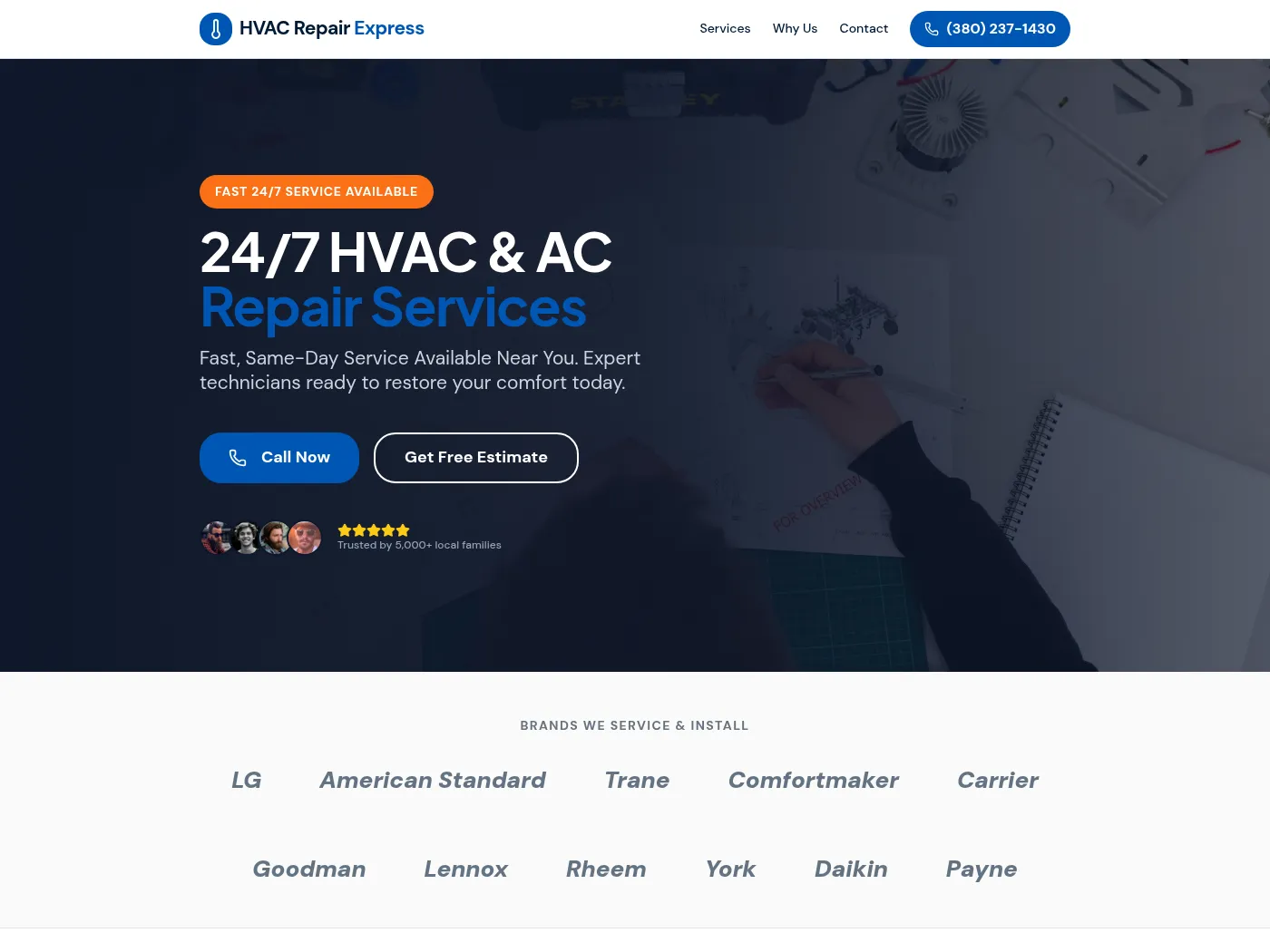HVAC Express Site