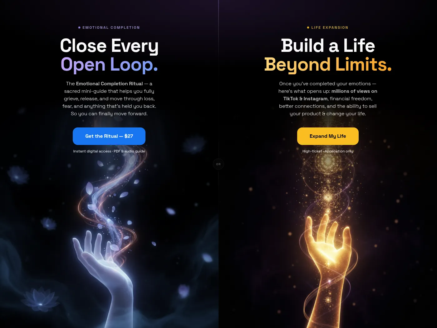 Hybrid Funnel Landing Page