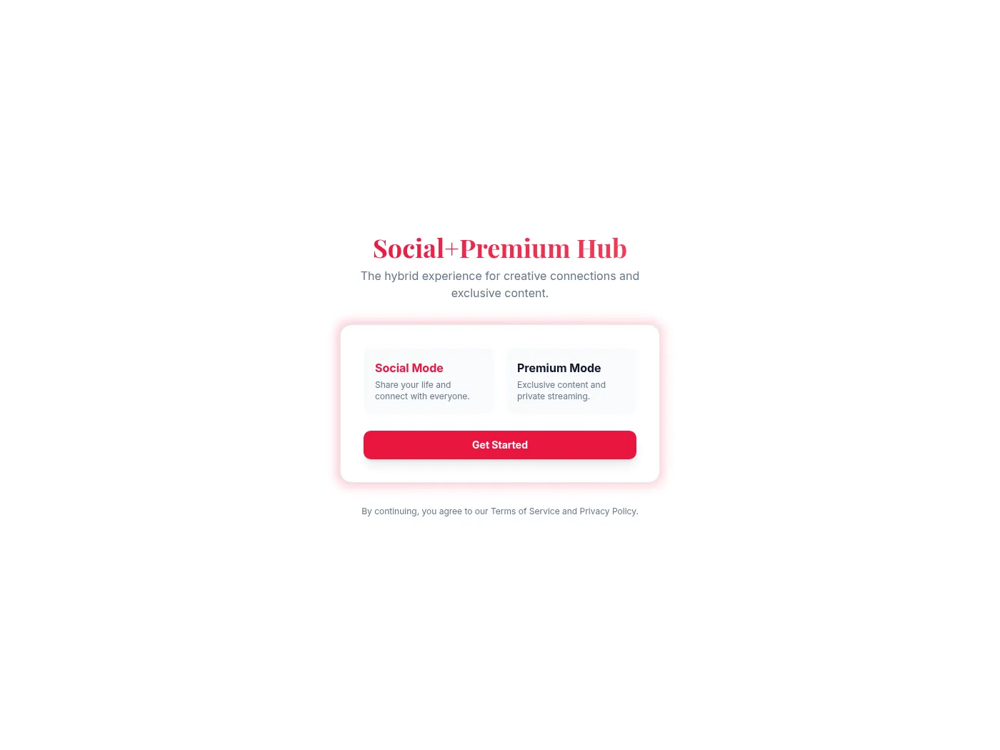 Social+Premium Hub
