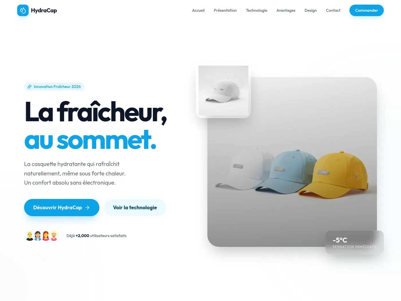HydraCap Promo Site