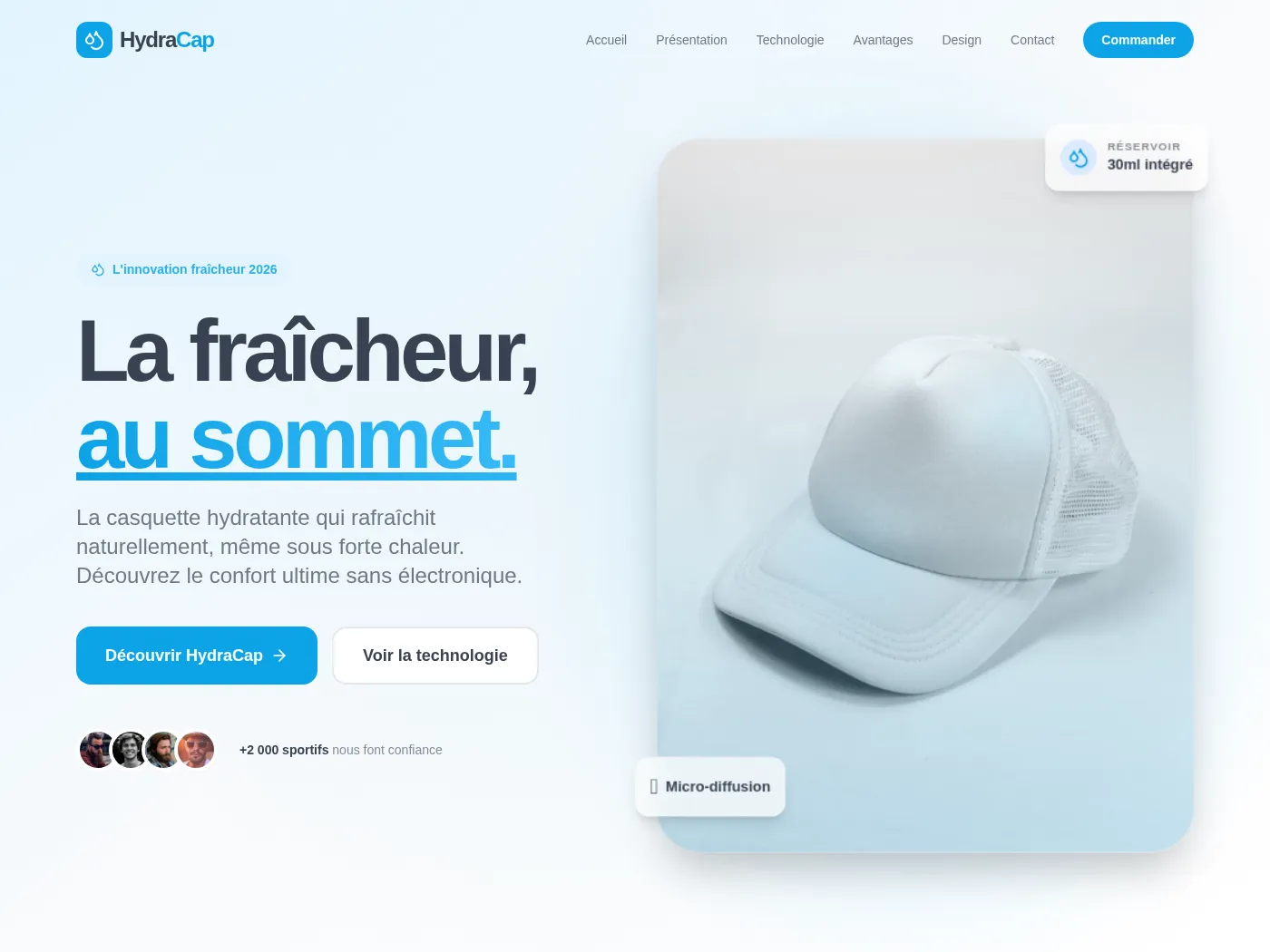 HydraCap Promo Site