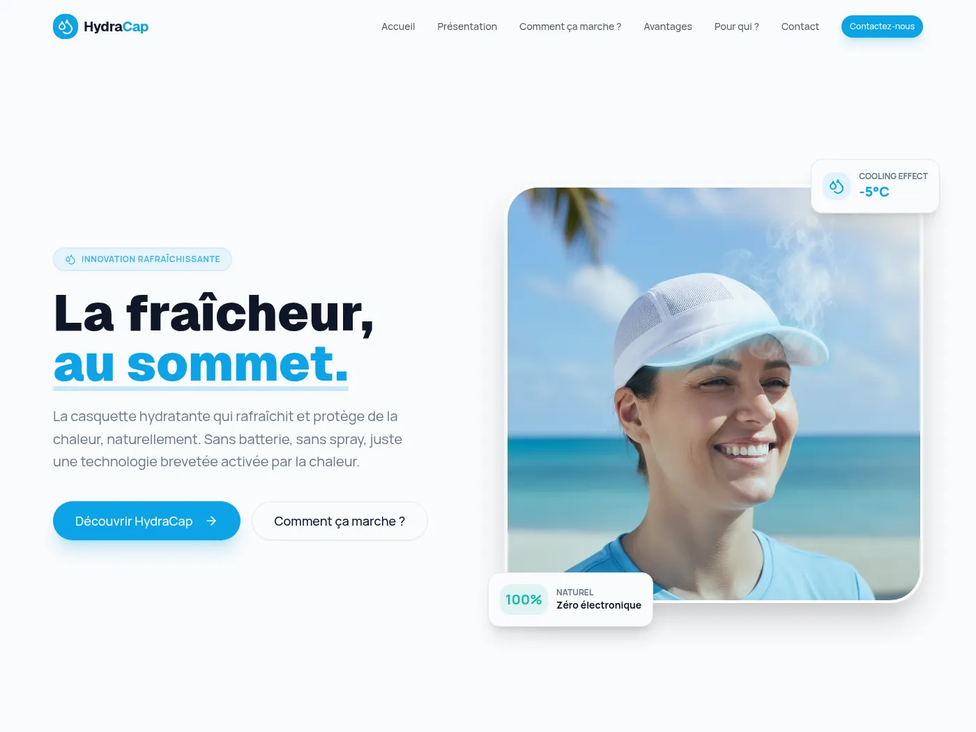 HydraCap Promo Site