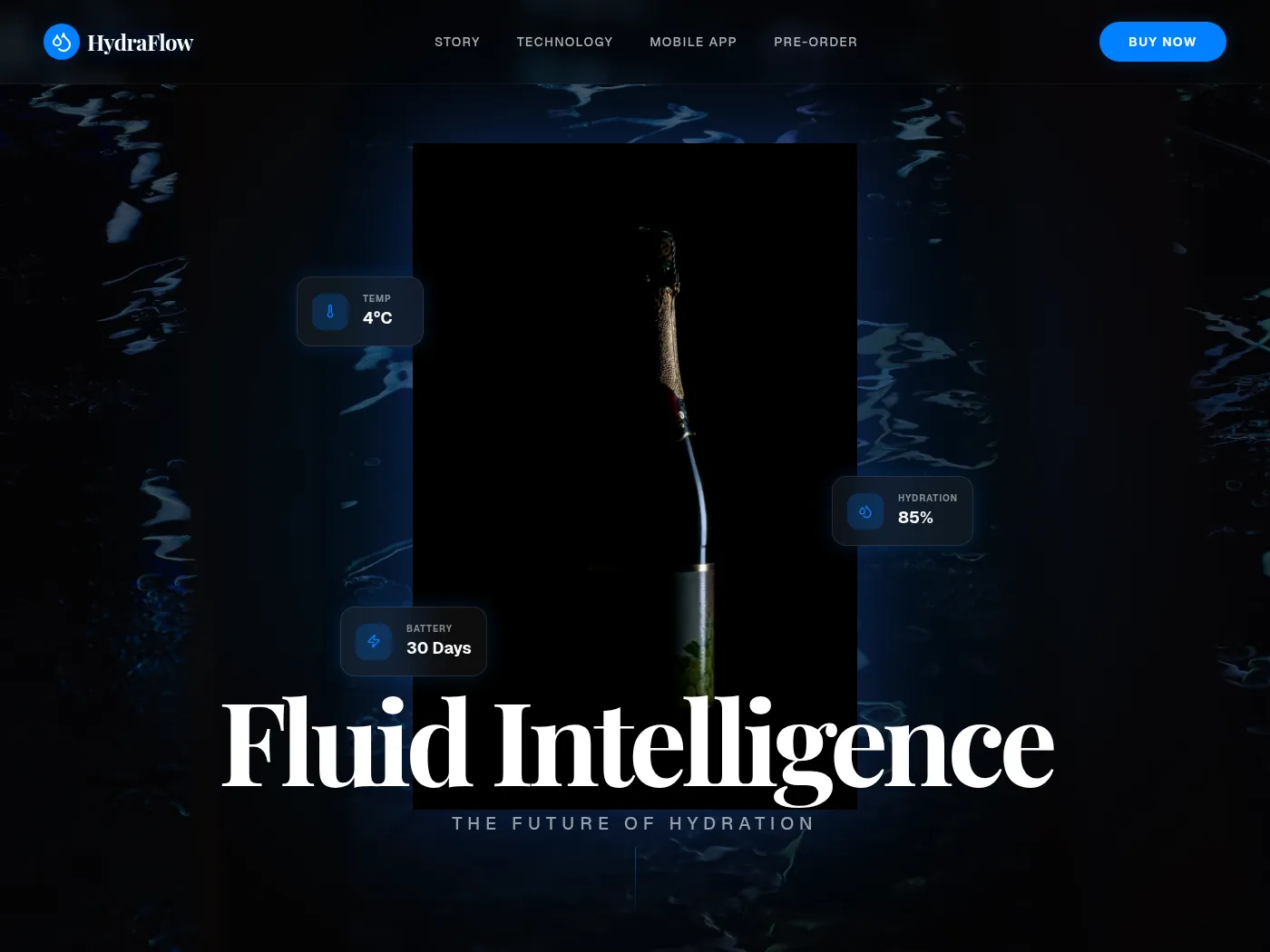 HydraFlow Landing Page